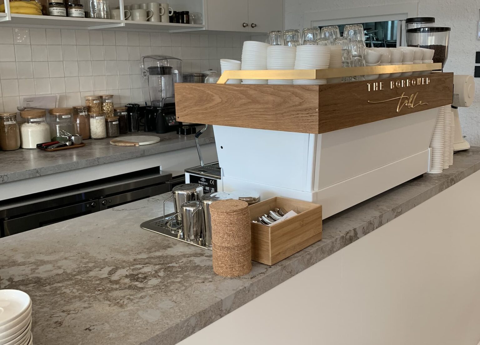 The Borrowed Table Café Featuring Excava™ - Caesarstone New Zealand