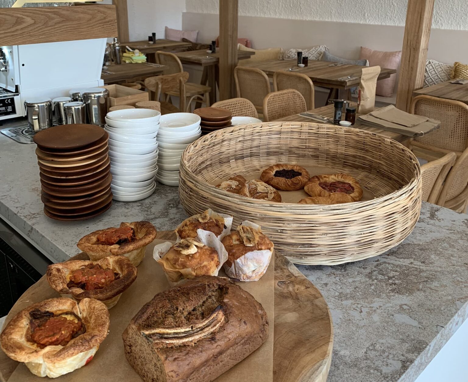 The Borrowed Table Café Featuring Excava™ - Caesarstone New Zealand